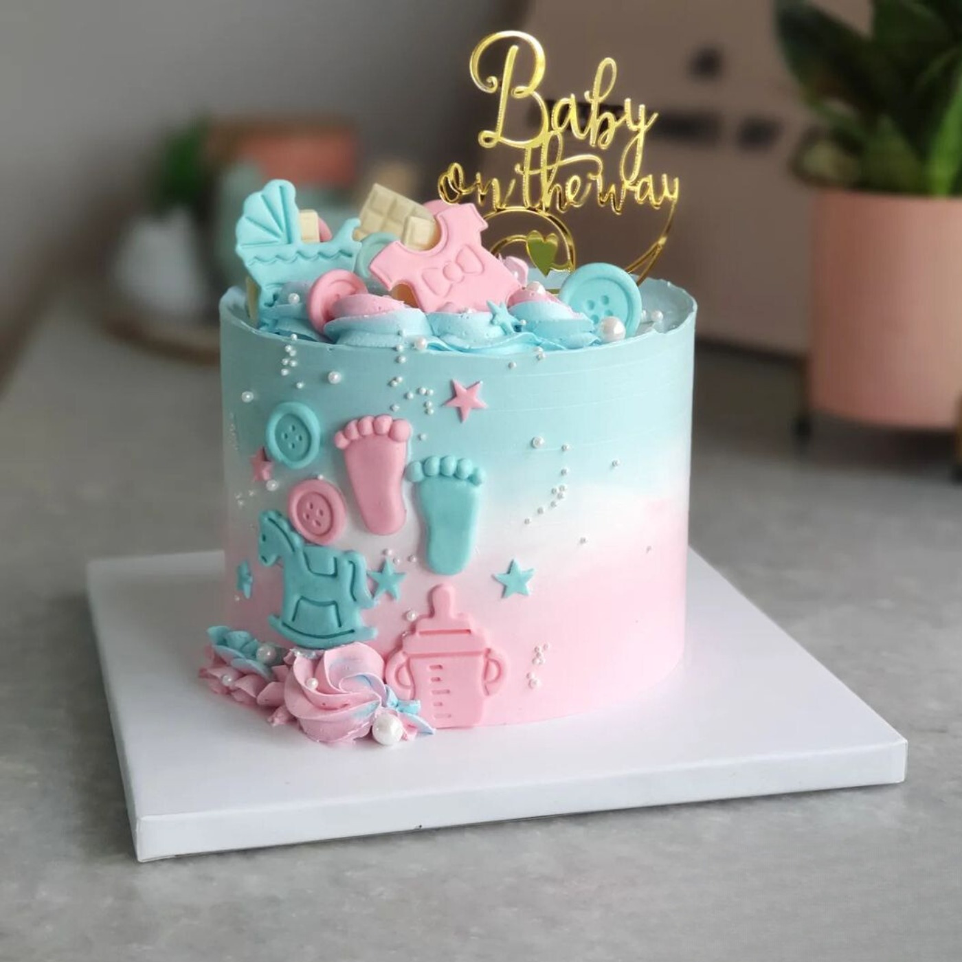 Foot Print Baby Cake - 2025 - Mrs Betty
